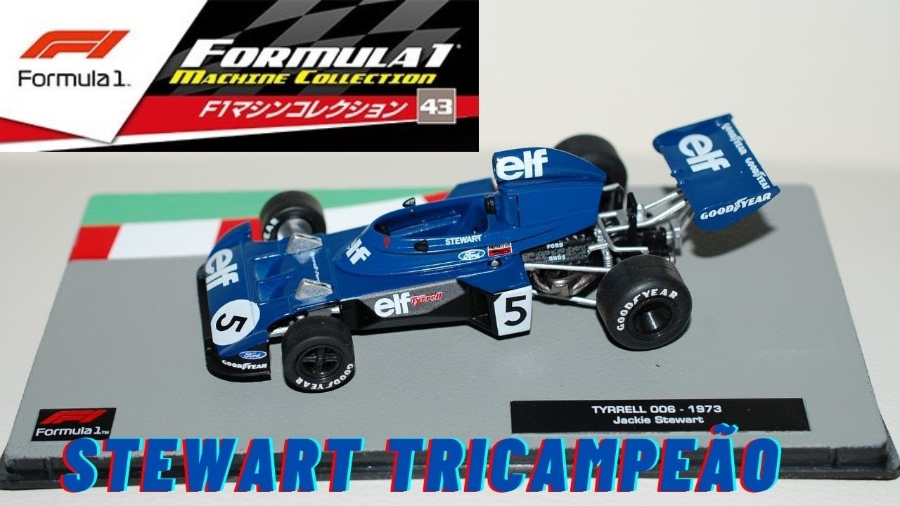 Formula 1 Machine Collection #43 Tyrrell 006 Ford Jackie Stewart 1973 ...