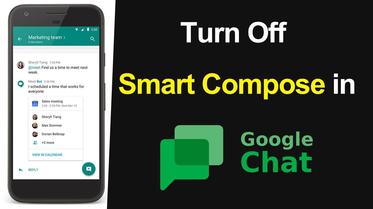 How To Turn Off Smart Compose On Google Chat App YouTube How To Turn Off Smart Compose On Google Chat App YouTube