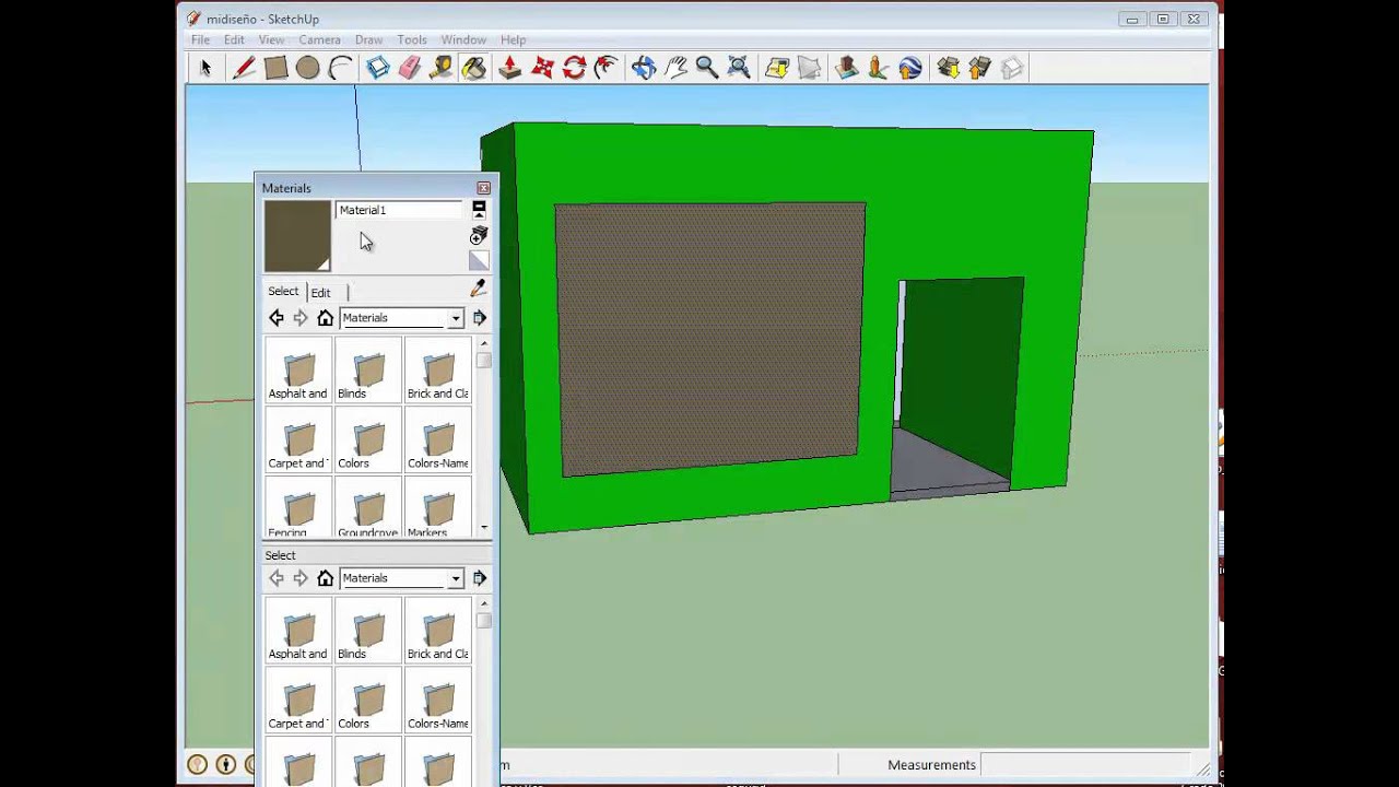 Utilizar Google Sketchup 8 - YouTube