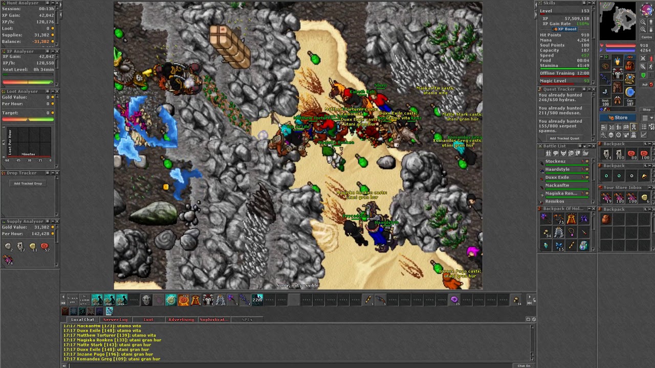 2017 10 02 Tibia Tortura farmine - YouTube