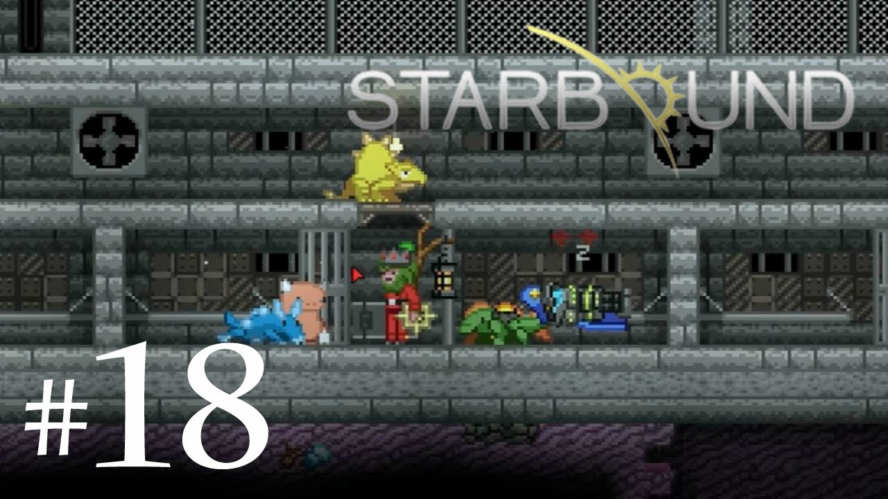 Starbound Co-op (Part 18 - U.S.C.M Moon Base) - YouTube