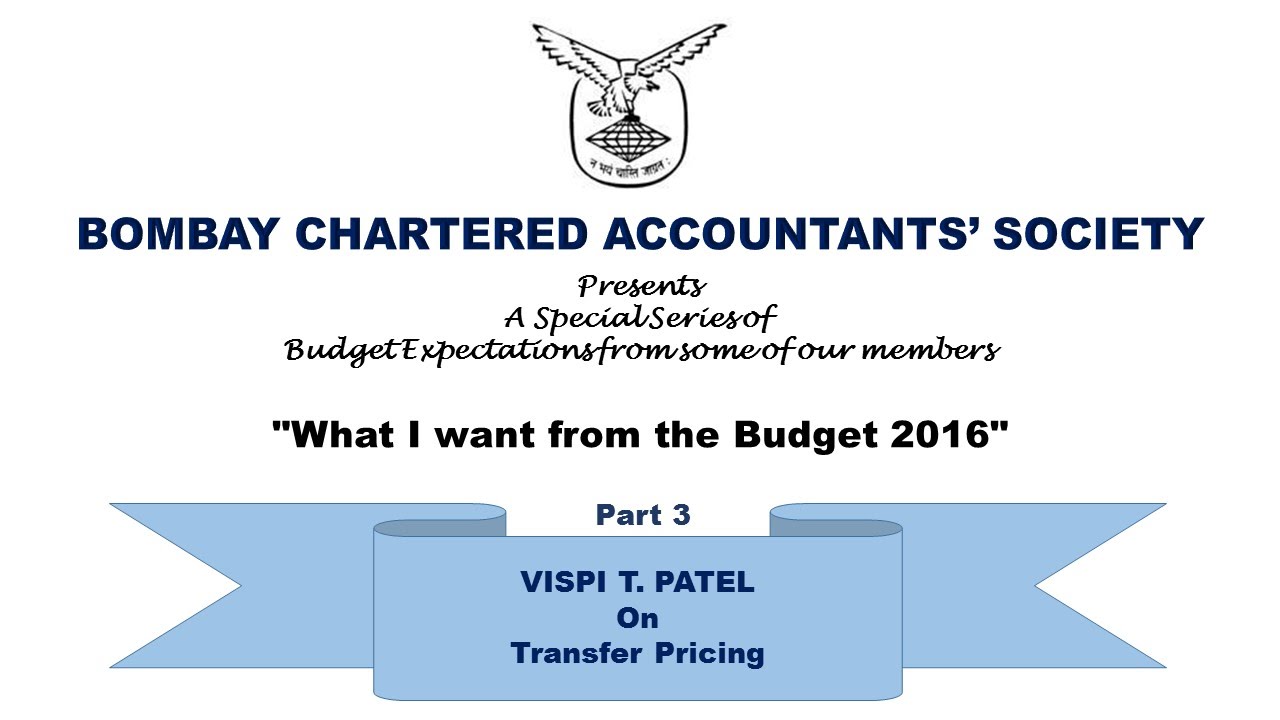What I want from the Budget 2016 Series 3 By Vispi Patel - YouTube