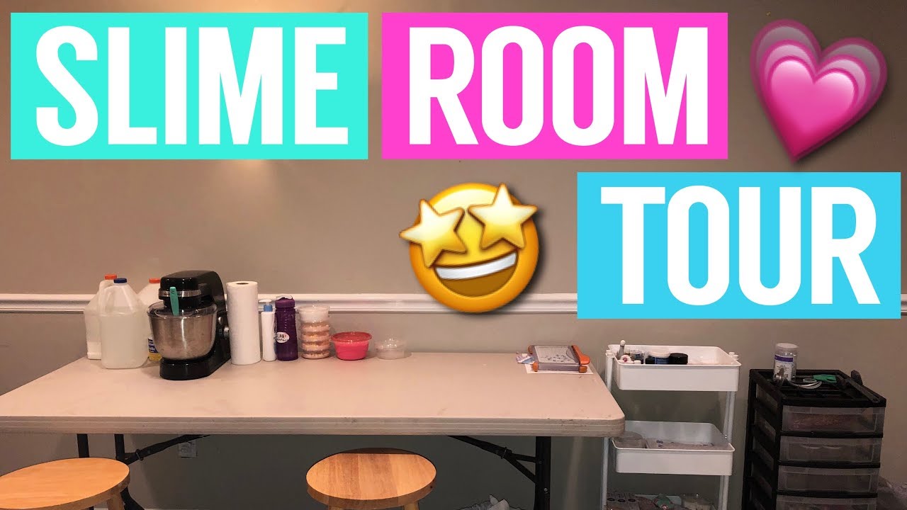 SLIME ROOM TOUR - YouTube