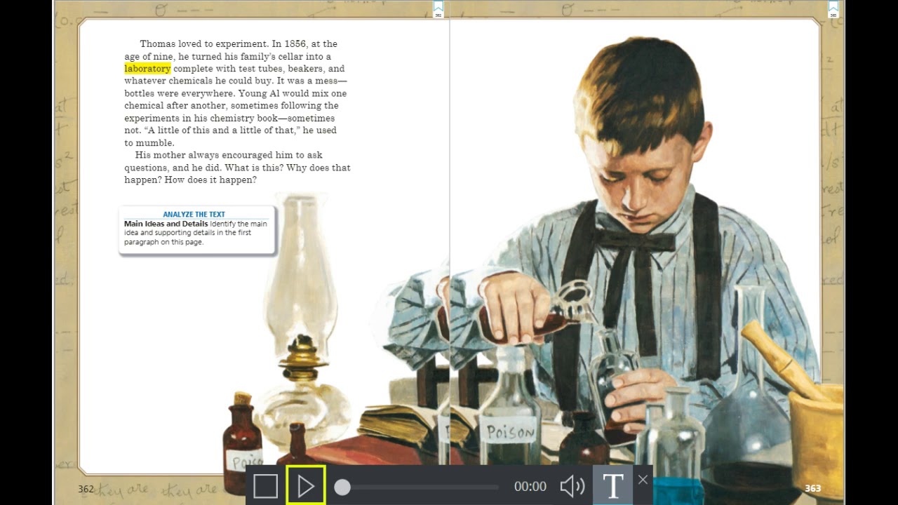 Young Thomas Edison Journeys