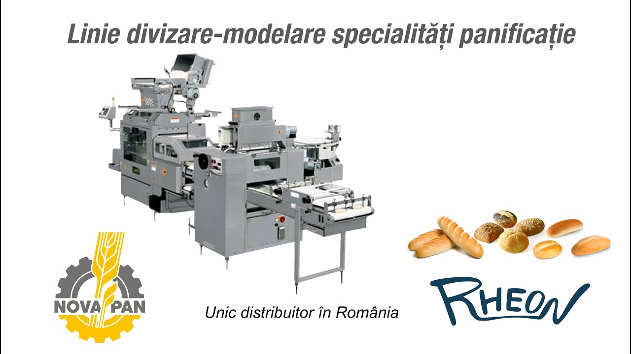 Linie divizare modelare specialitati panificatie - YouTube
