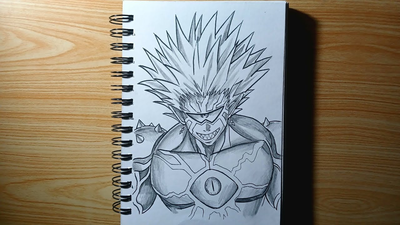 How to draw Boros in One Punch Man - YouTube