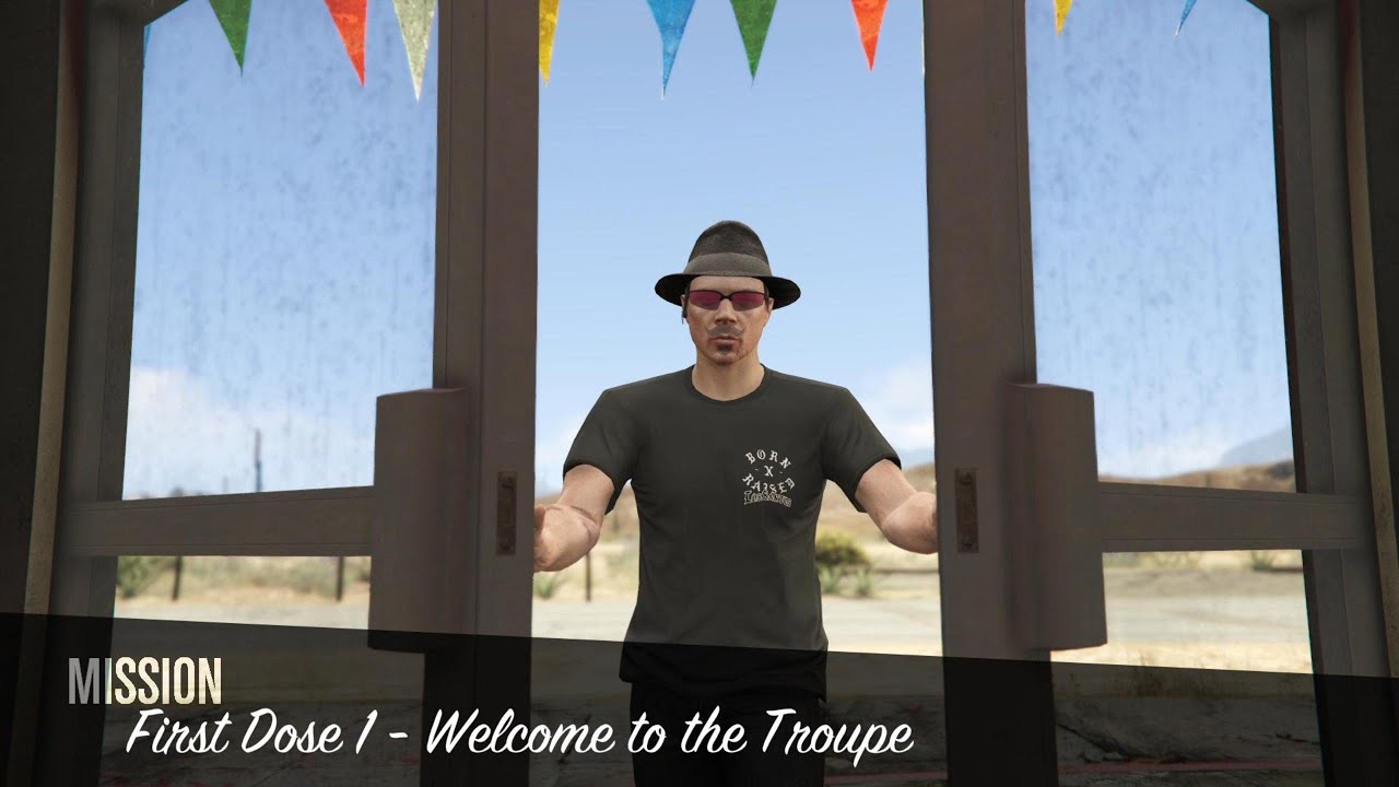 GTA V online FIRST DOSE 1-WELCOME TO THE TROUPE - YouTube
