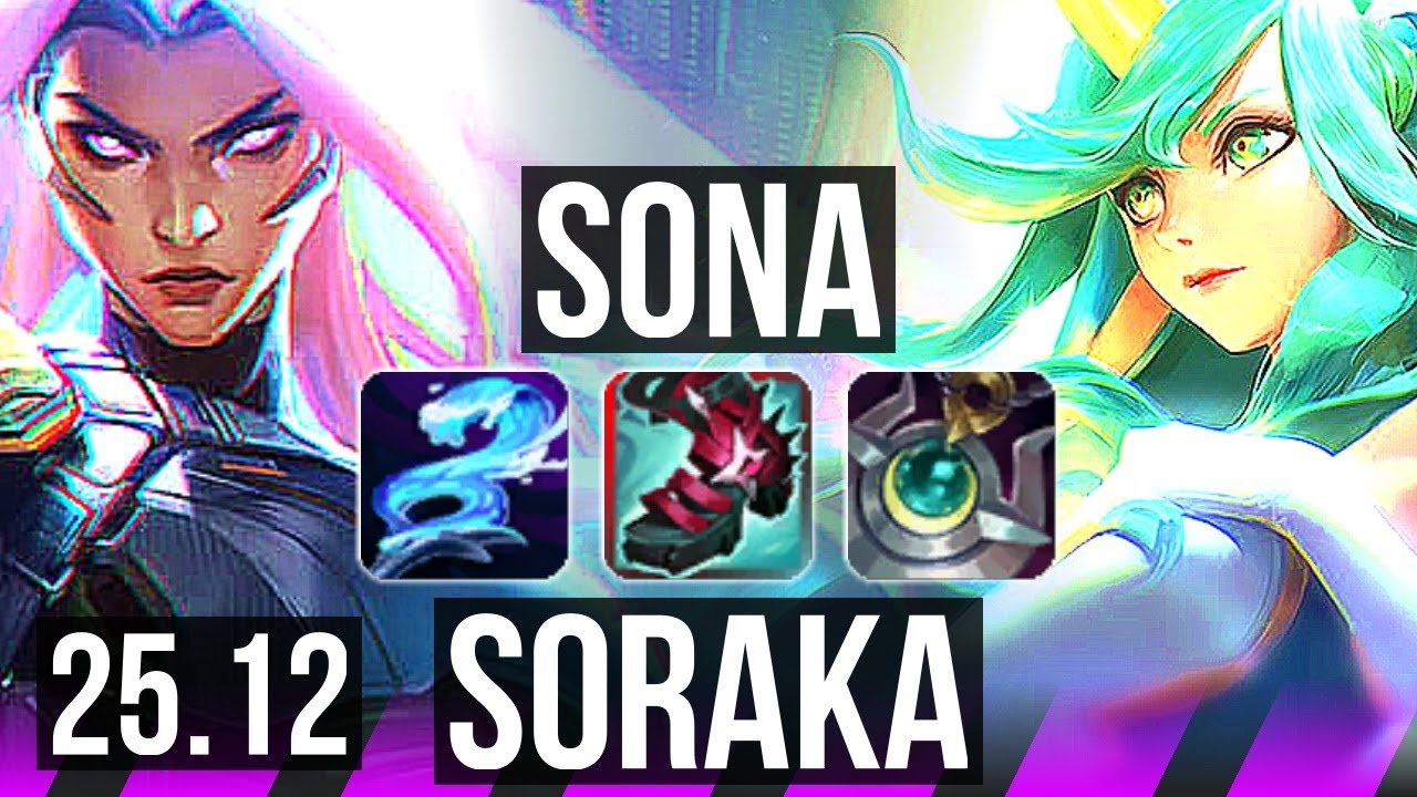 SONA & Miss Fortune vs SORAKA & Jhin (SUP) | 1700+ games | EUW Diamond | 25.12 - YouTube