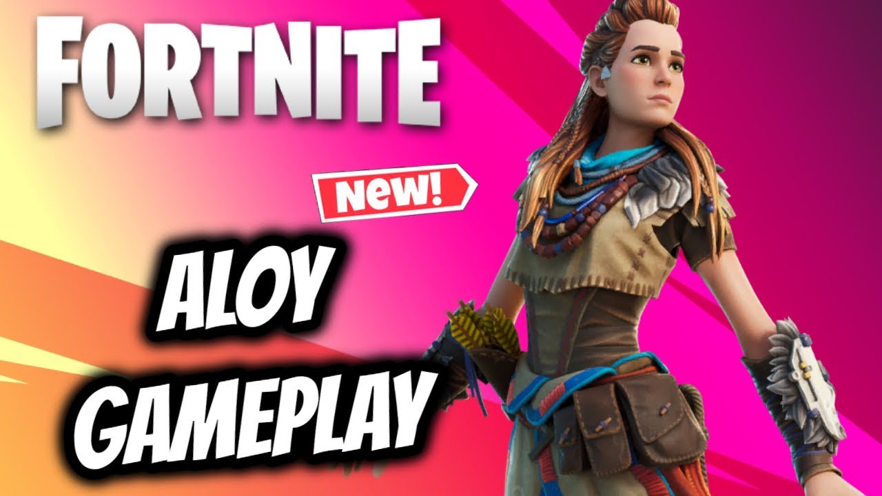 ALOY Skin Gameplay In Fortnite - YouTube