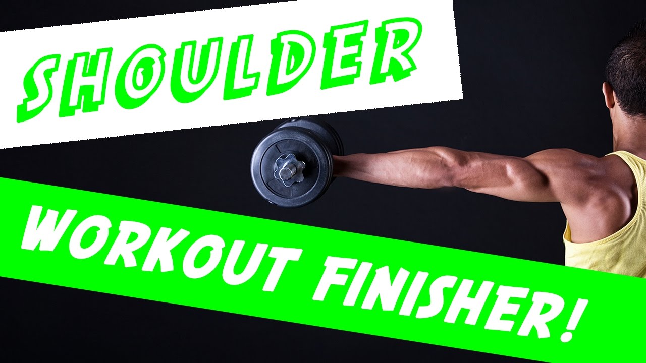 Shoulder Workout Finisher | Build Bigger Shoulders! | Front Delt ...