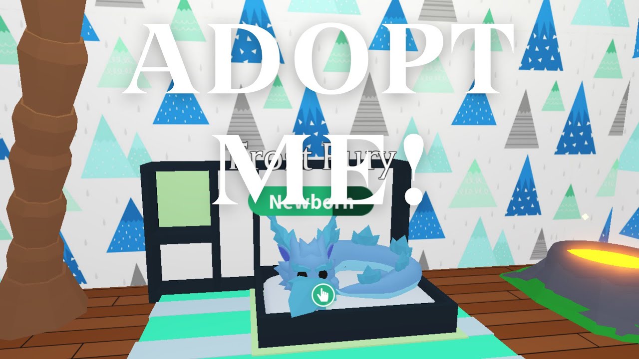 Raising my newborn dragon adopt me - YouTube