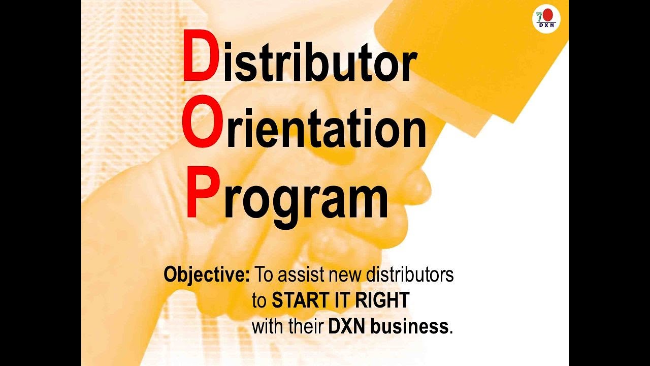 New Distributor Orientation Training in Network Marketing (NDO) - YouTube