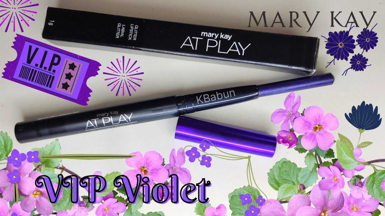 LABIAL GLITTER VIP VIOLET MARY KAY. - YouTube