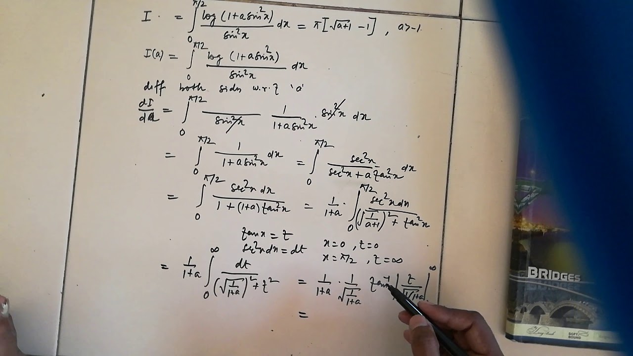 Differentiation under integral sign - YouTube