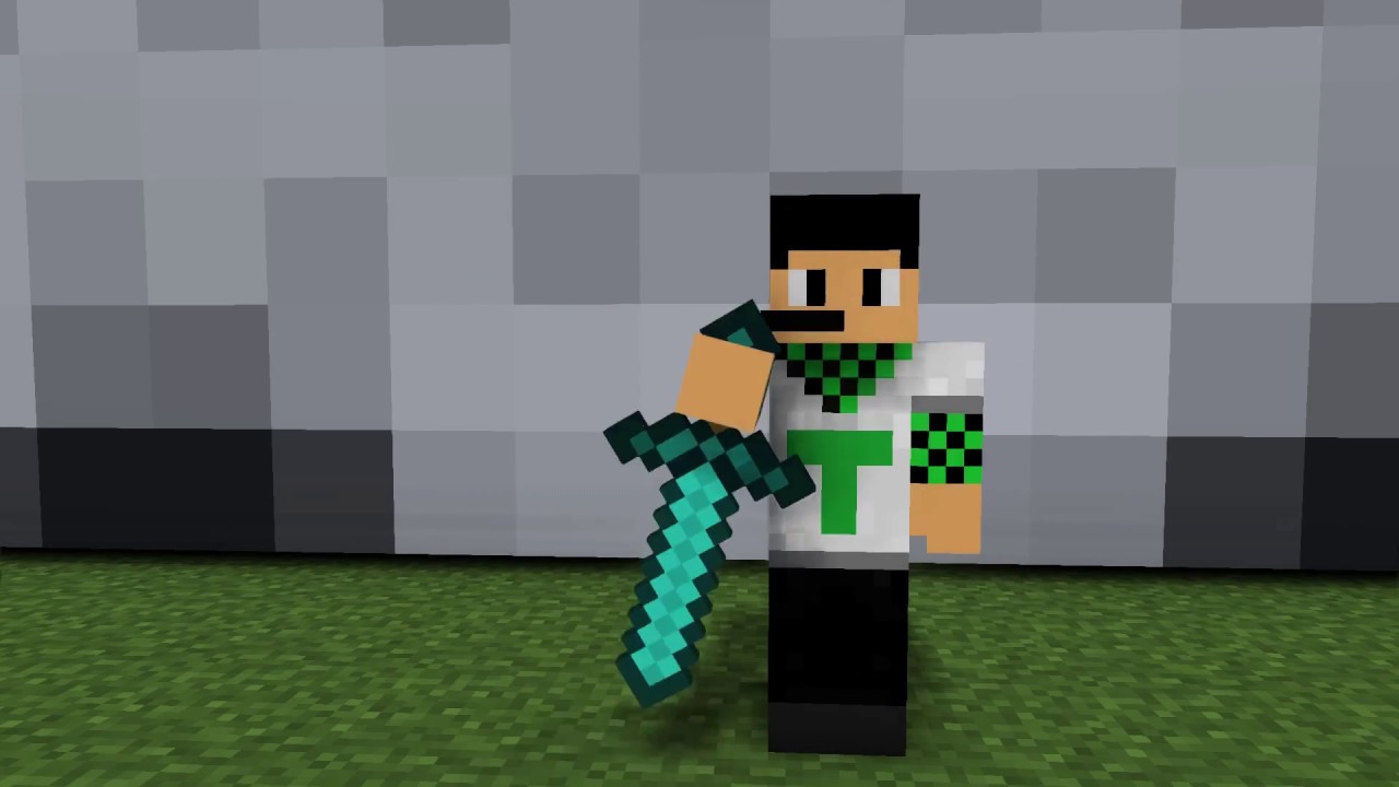 Minecraft Spinning Sword - Animation - YouTube