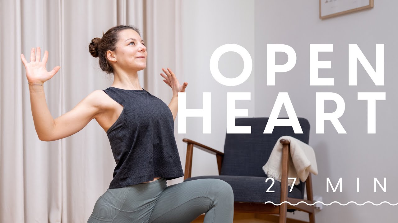 Open heart - Yoga Flow | 27 Min - YouTube