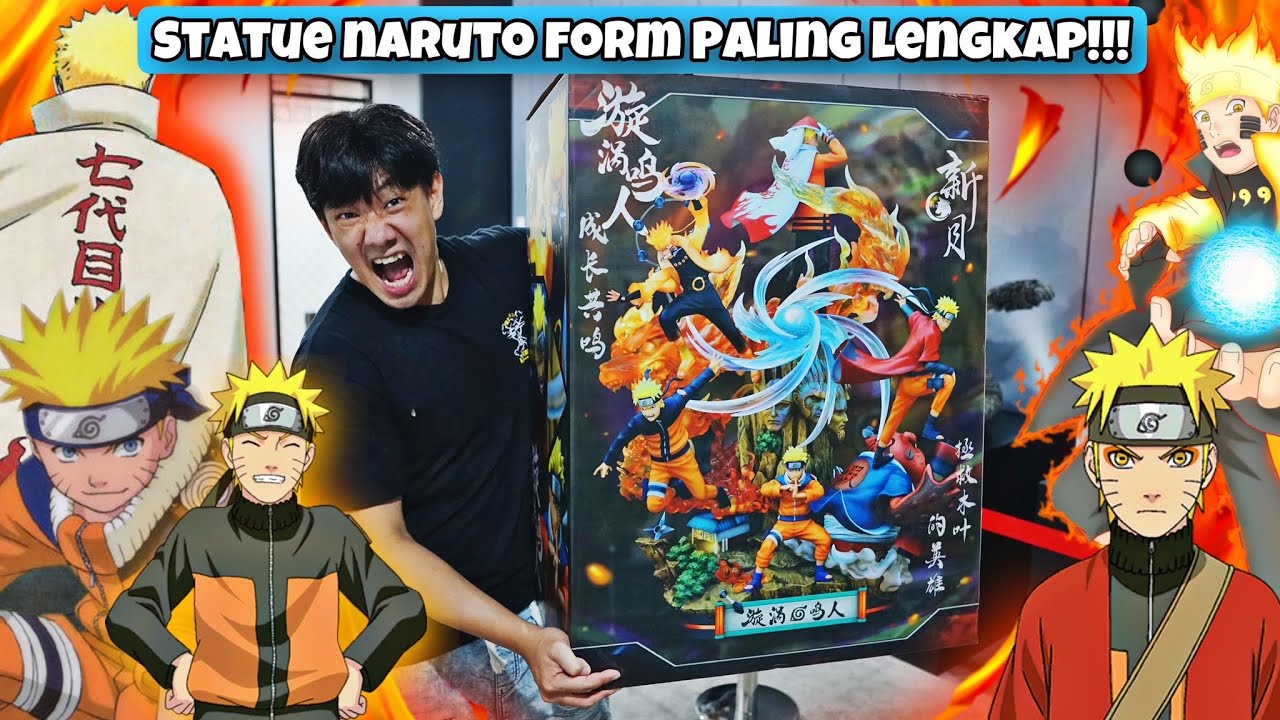 SPECIAL NEW YEAR! MERINDING!! UNBOXING STATUE DARI NARUTO BOCIL SAMPAI ...