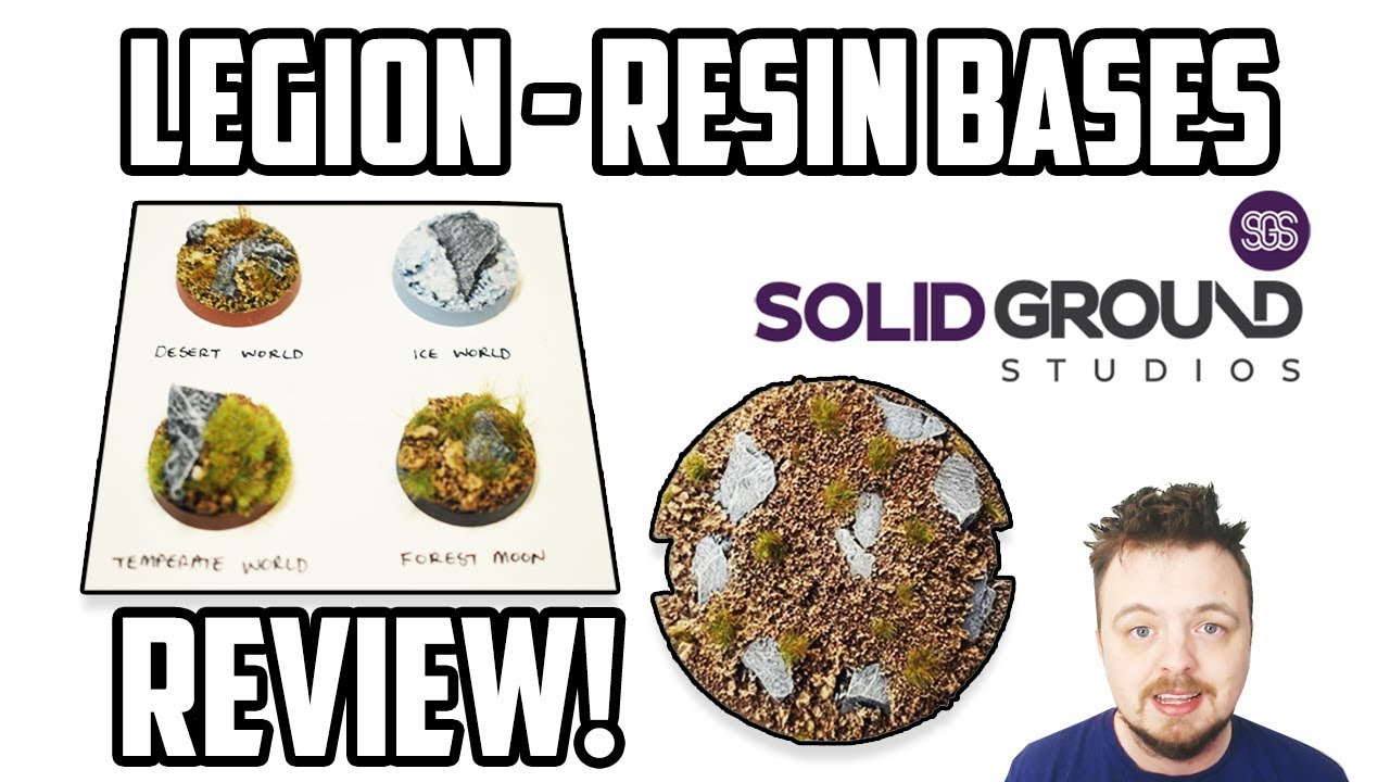 Star Wars Legion - Resin Bases review - Solid Ground Studios - YouTube
