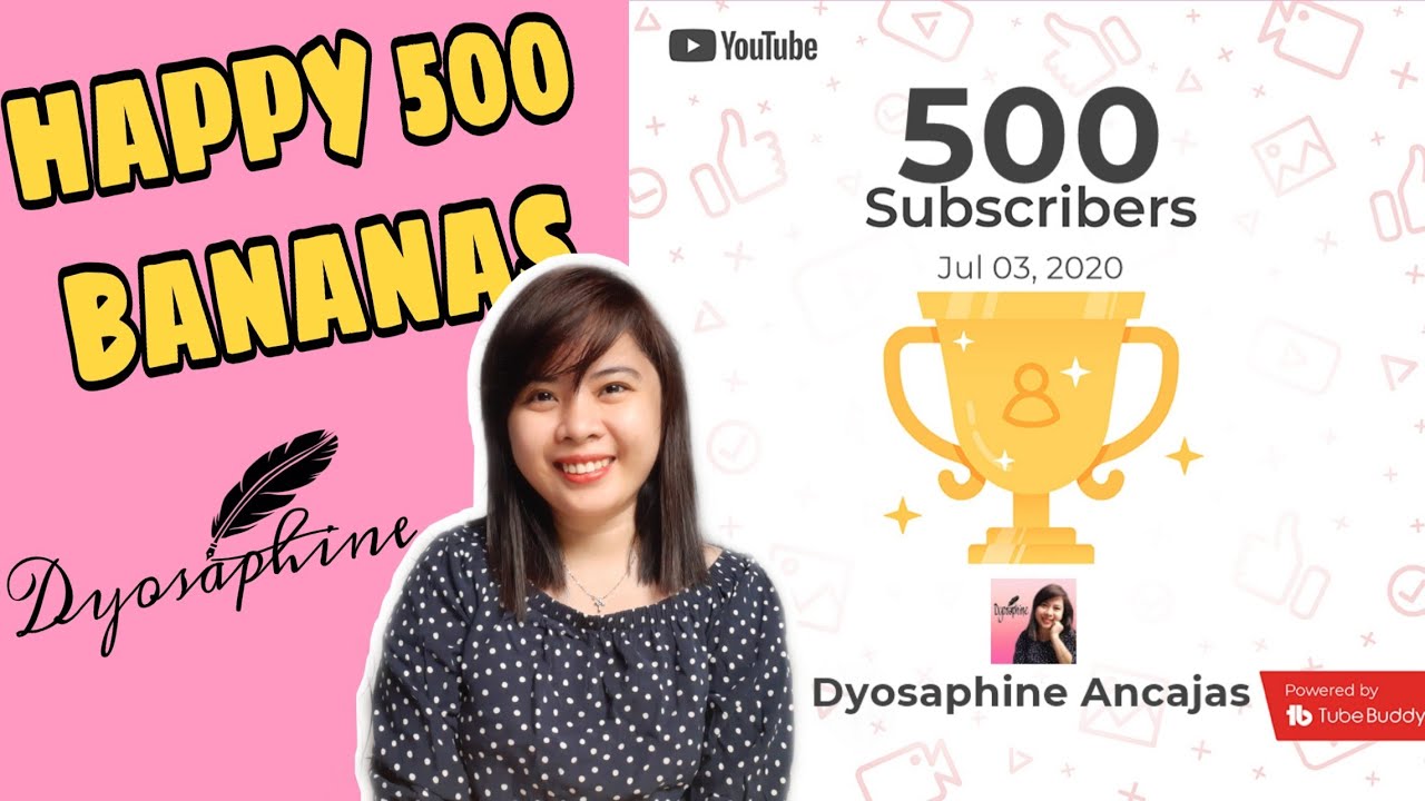 HAPPY 500 BANANAS 😁 | 500 SUBSCRIBERS - YouTube