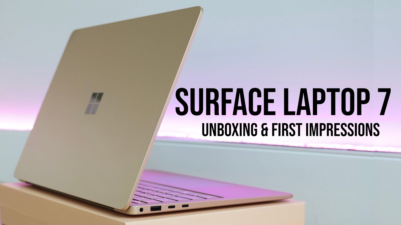 Microsoft Surface Laptop 7 Unboxed: First Impressions 🔥💻 - YouTube