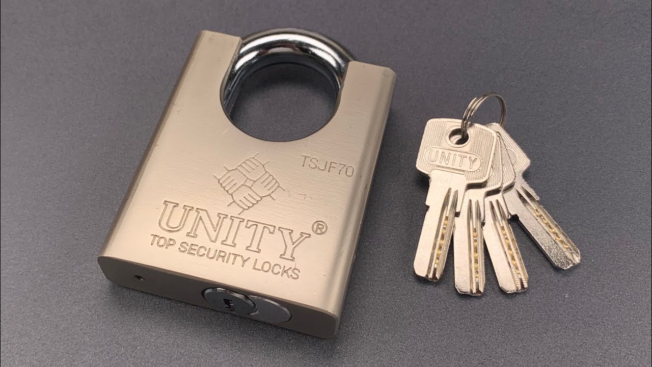 [1015] A Lock With “Good Character” — Unity Model TSJF70 Picked - YouTube