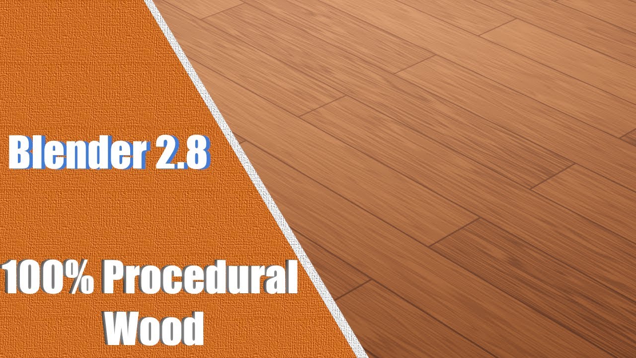 Realistic wood texture | 100% Procedural | Blender2.8 - YouTube