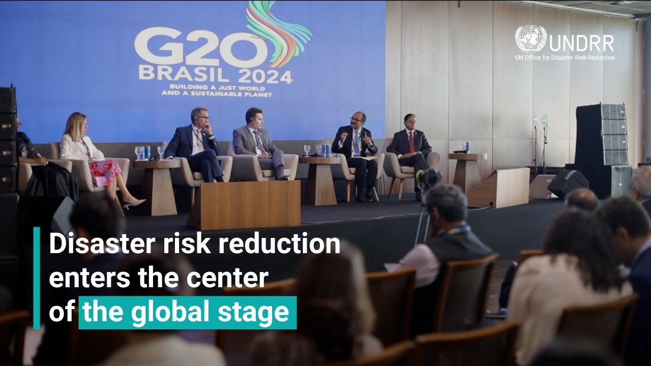 Disaster risk reduction enters the center of the global stage | UNDRR ...