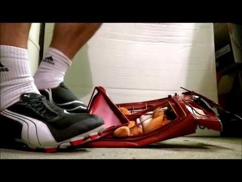 Stomping Phone booth with customer