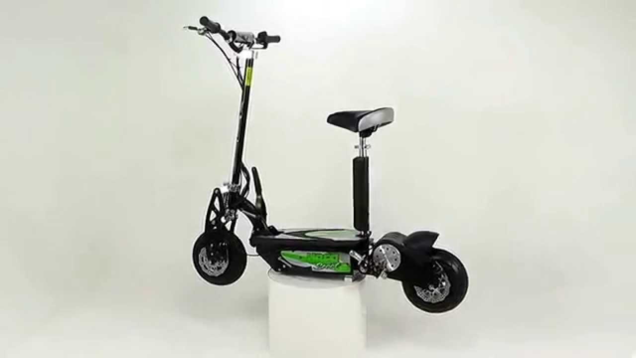 Uber Scoot 36 Volt 500W Electric Scooter Powerboard - YouTube