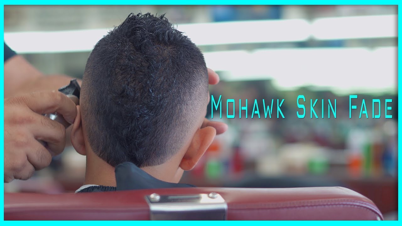 Mohawk Skin Fade | BURST FADE - YouTube