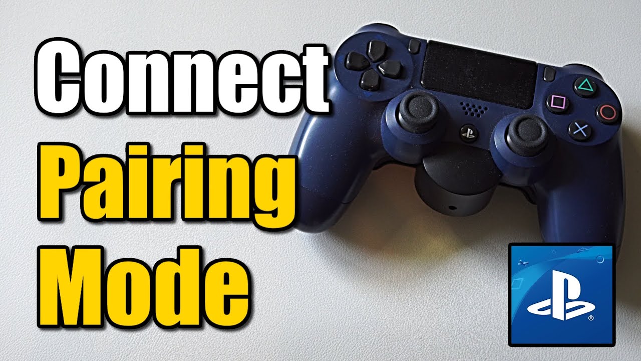 How to Place PS4 Controller into Bluetooth Pairing Mode & Connect (Best Method) - YouTube