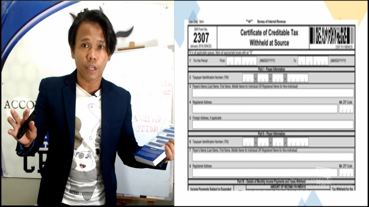New Tax Credits using BIR Form 2307 😊 - YouTube