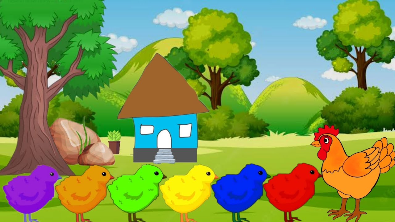 Colour learning with colour chicks - YouTube
