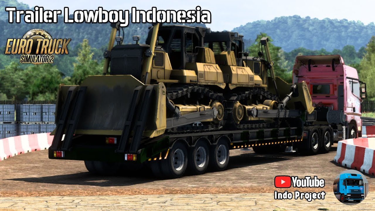 [Review] Trailer Lowboy Indonesia by Hilman Alwi | ETS2 v1.36-v1.40 ...