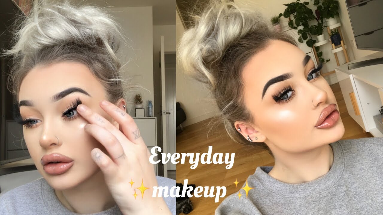 Updated everyday makeup tutorial - YouTube