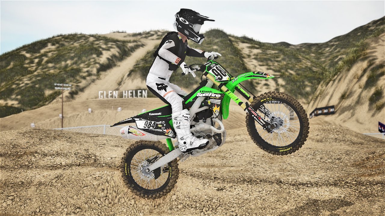 MX BIKES | Glen Helen 450 Cruising | ULTRA REALISTIC RESHADE - YouTube