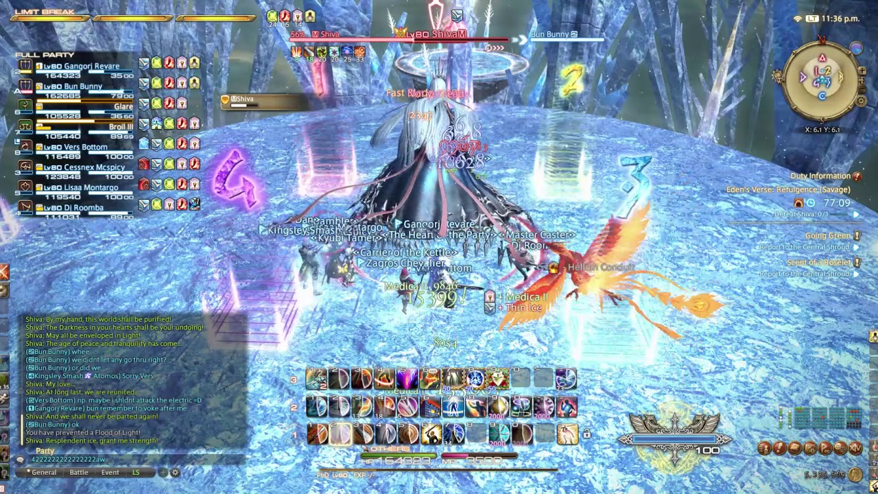 FFXIV E8S Refulgence Shiva - Almost Icelit - YouTube