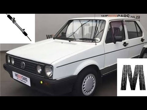 Quick steering rack replacement on VW Fox // Golf Mark 1 | First of ...