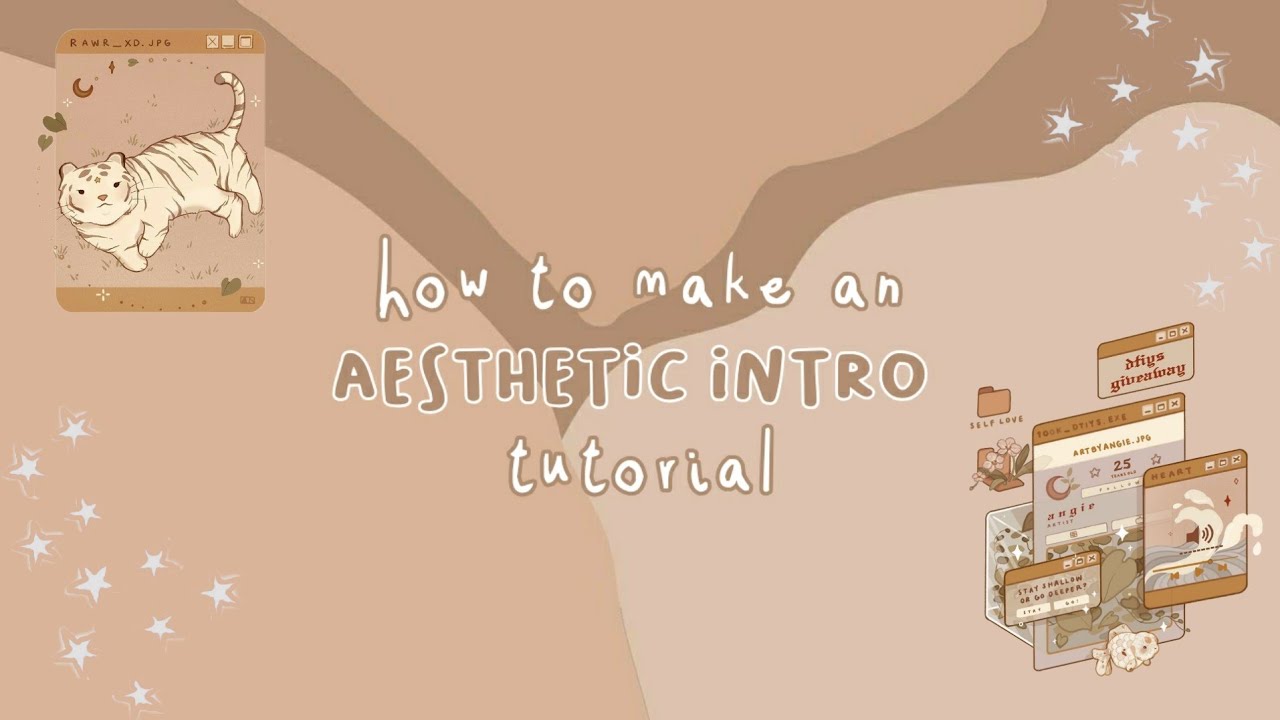 how to make an aesthetic intro! ⋆ ~easy tutorial ೃ⁀ - YouTube