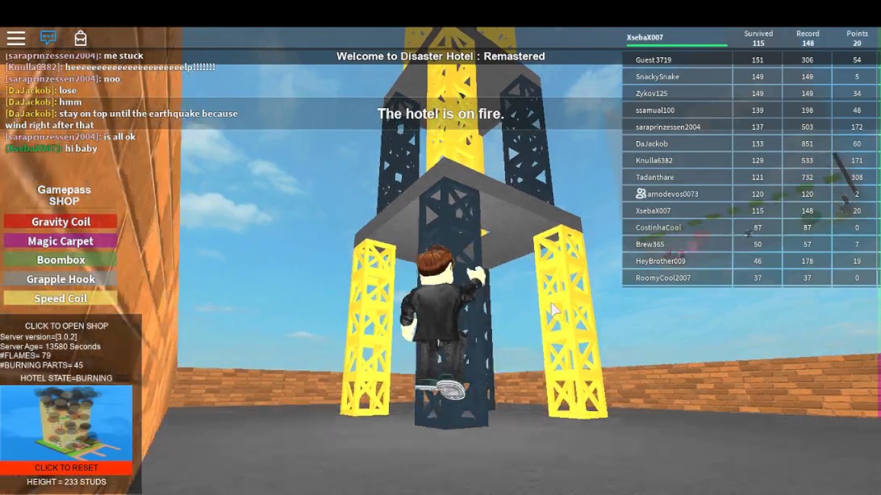Roblox Hotel disaster - YouTube