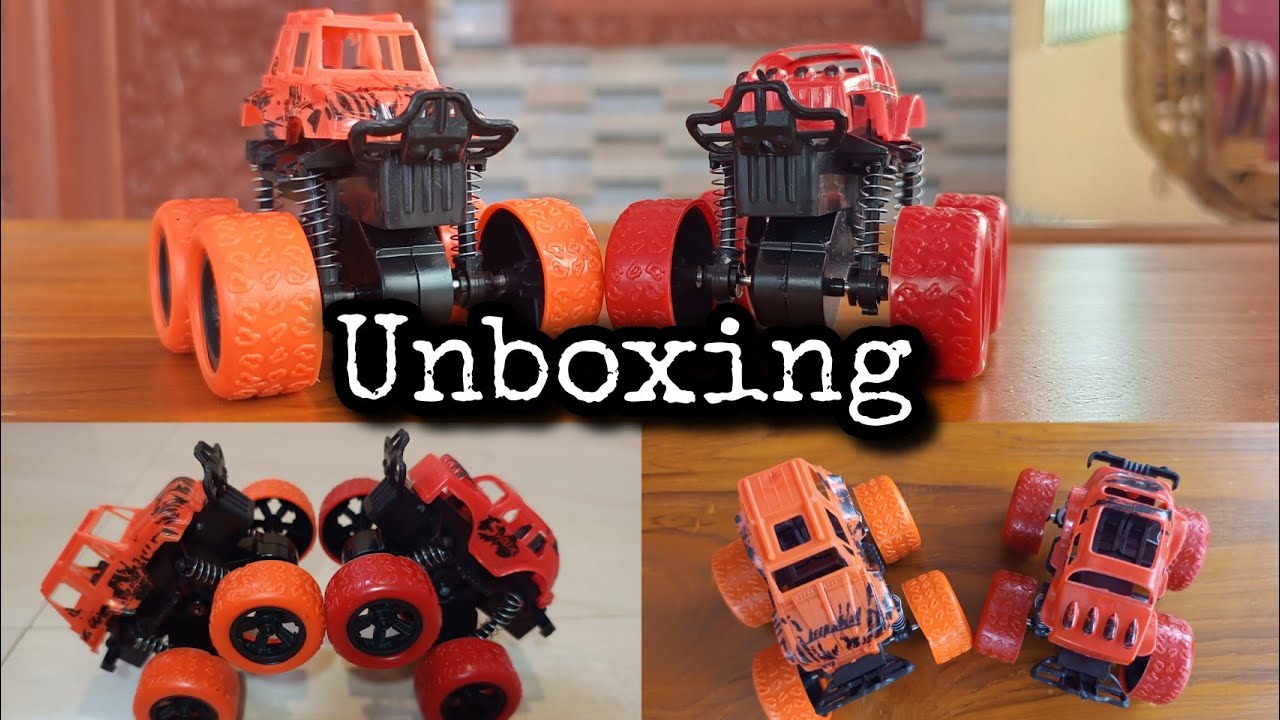 Best Mini Monster Truck Unboxing | 4x4 Wheel | 360 Degree Stunt Car ...