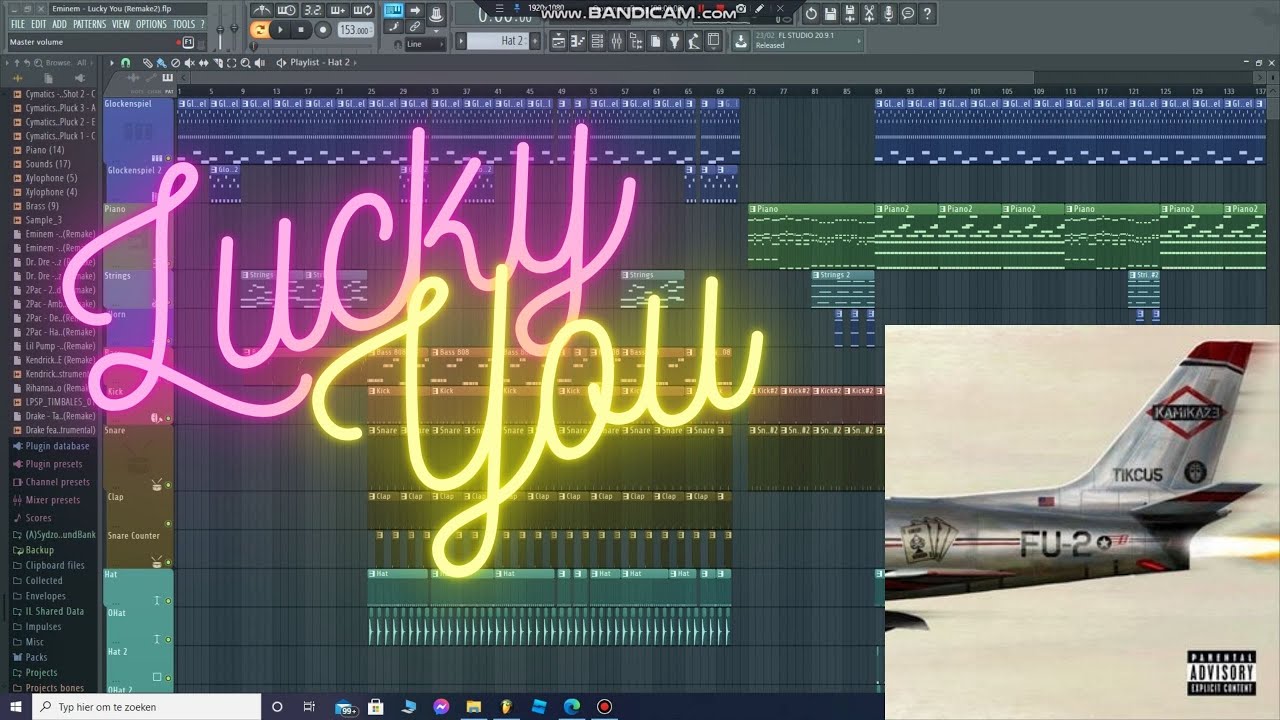 Eminem Feat. Joyner Lucas - Lucky You Instrumental [Remake On FL Studio ...