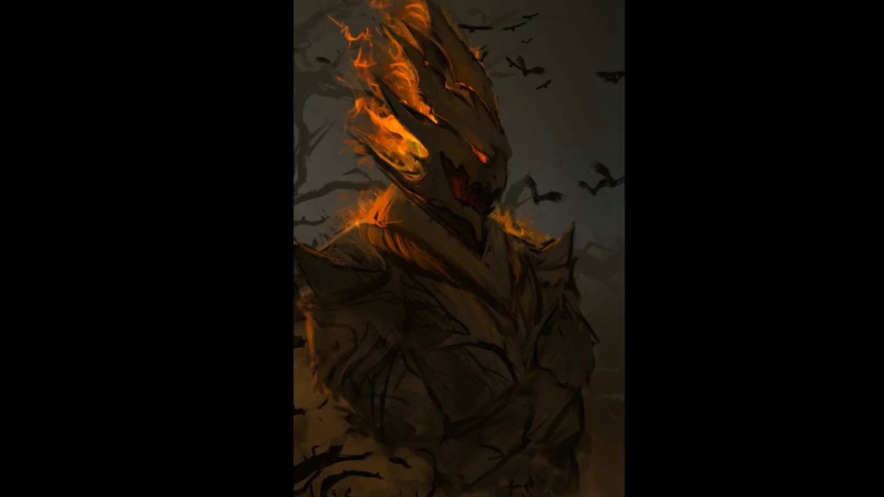 Daemon Sketch - Time-lapse painting. - YouTube