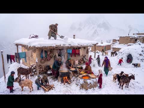 Surviving -50°C in Afghanistan’s Coldest Village | Real Life & Ancient Cooking (Full Movie)