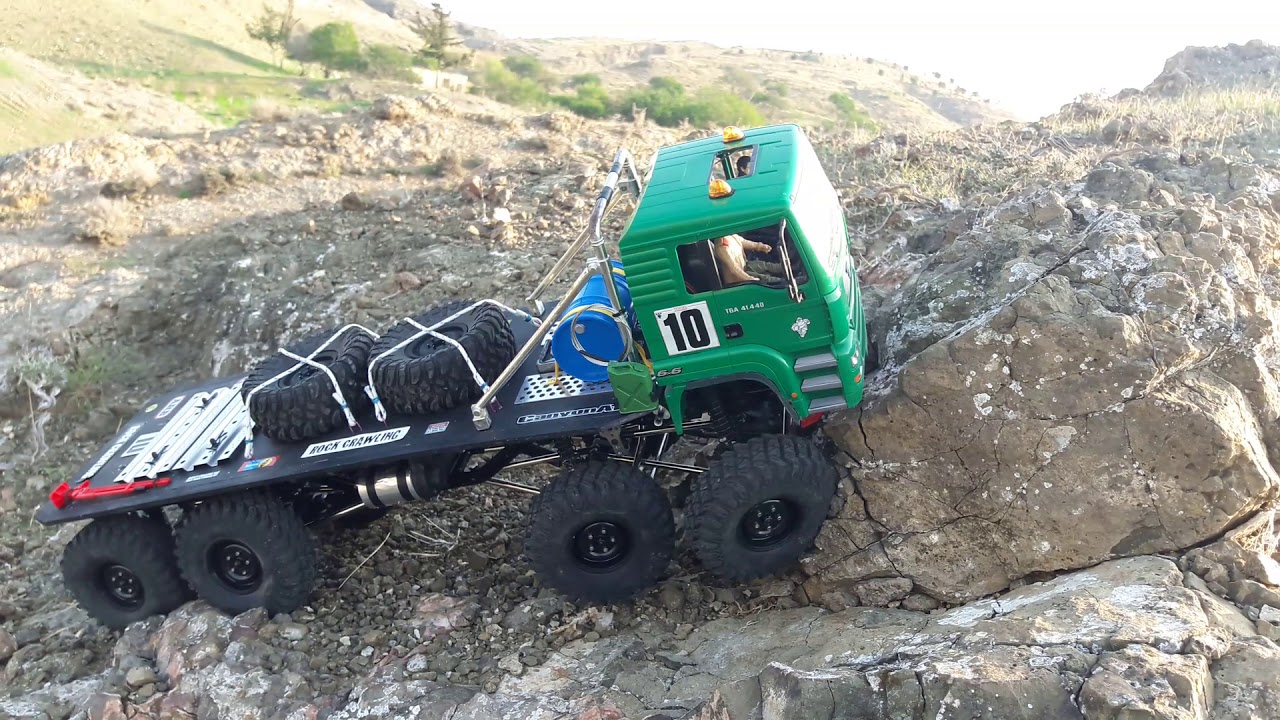 Rc MAN truck 8x8 crawling - YouTube