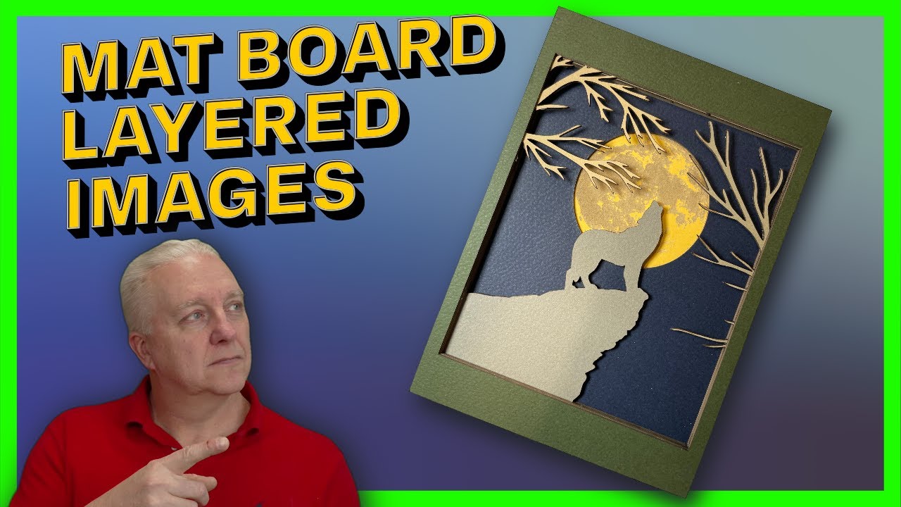 You Won't Believe How Easy Matboard Makes Layered Images - YouTube