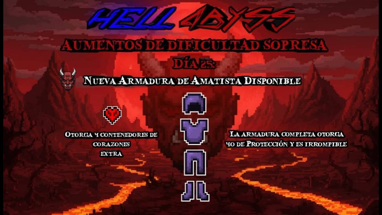 Hell Abyss Remake | Día 25 Nueva armor y cambios - YouTube