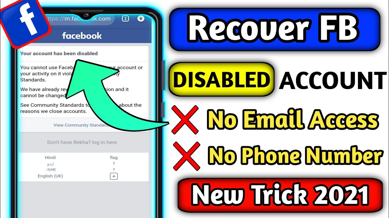 How to recover facebook disabled account 2021 | Facebook disabled ...