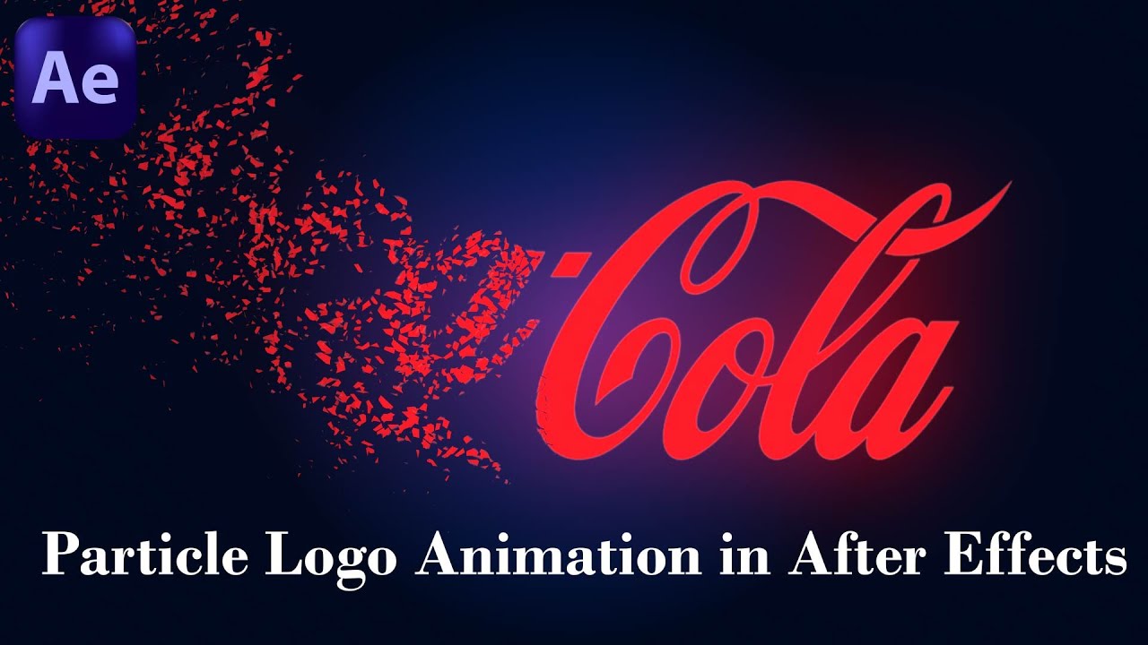 Particle Logo Animation in After Effects No Plugins Tutorial - YouTube