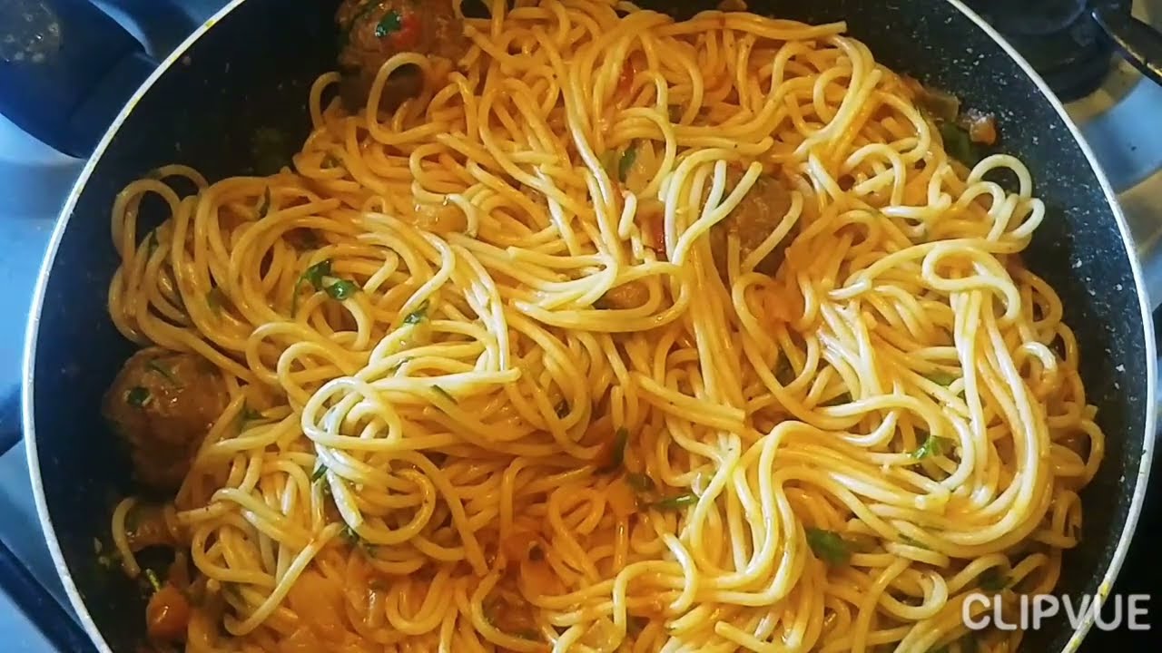Special kofta spaghetti | meat ball spaghetti | سپیشل کوفتہ سپیگھٹی ...
